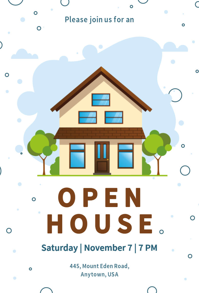 Example of Open House Invitation