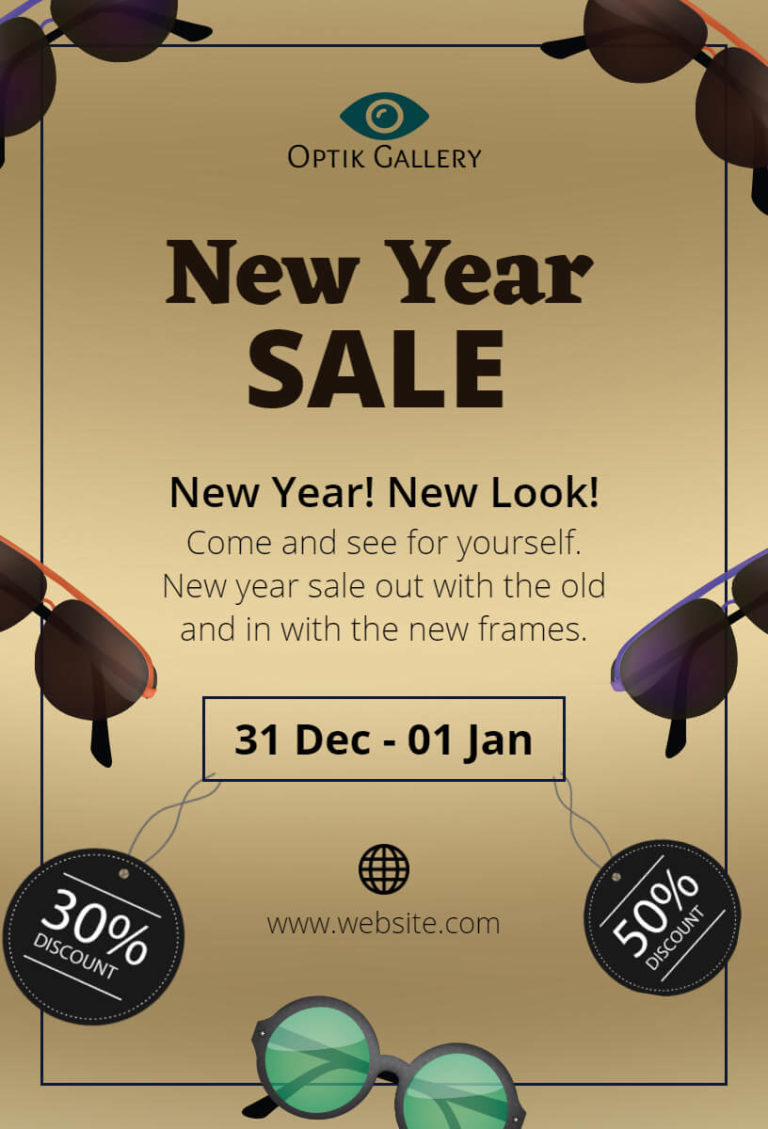 New Year Poster Ideas