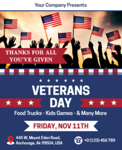 Veterans Day Flyer Ideas