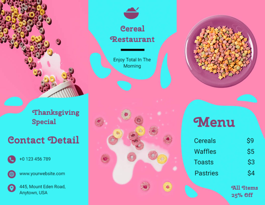Thanksgiving Menu Design Ideas Examples And Samples
