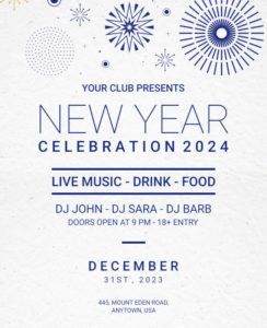 New Year Poster Ideas