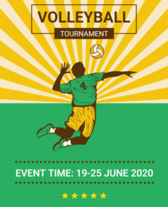 Stunning Volleyball Poster Ideas