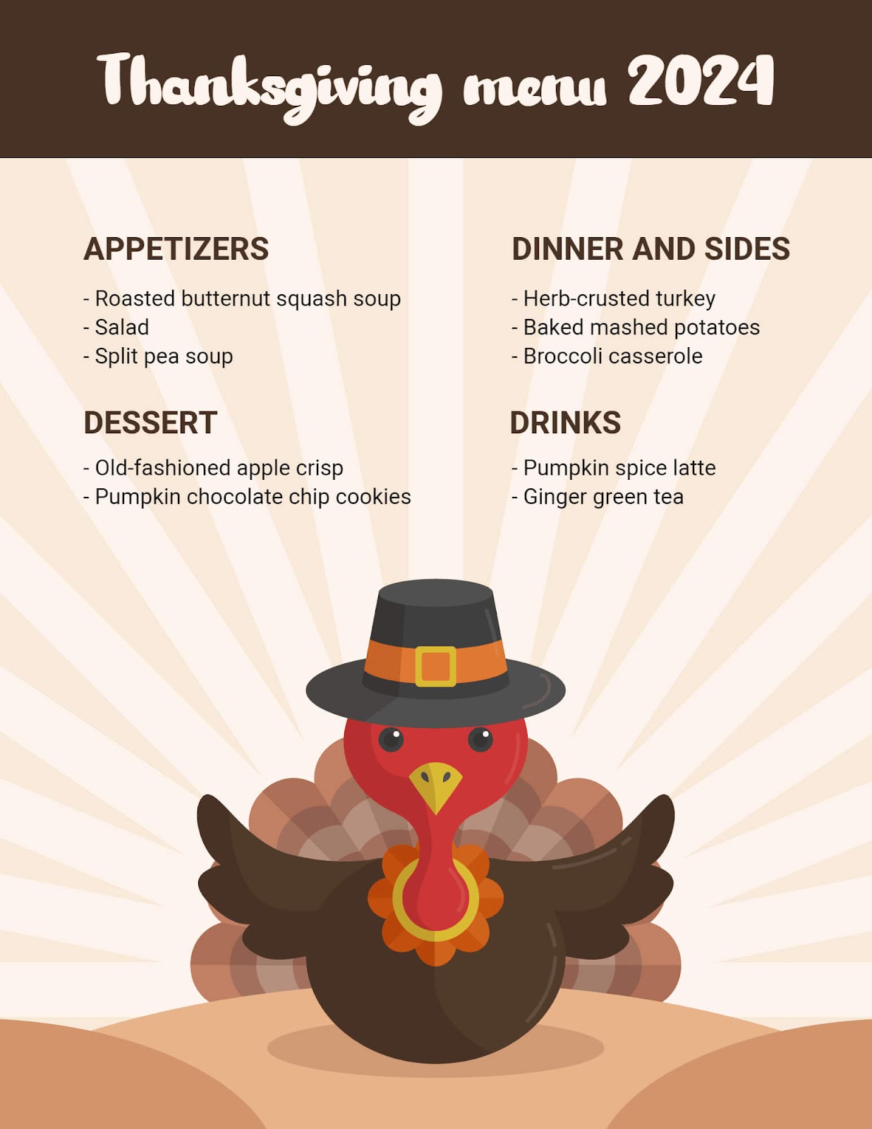 Thanksgiving Menu Design Ideas, Examples, and Samples
