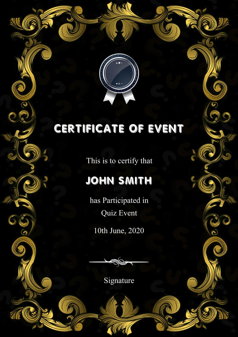 Certificate Samples: Design and Impact