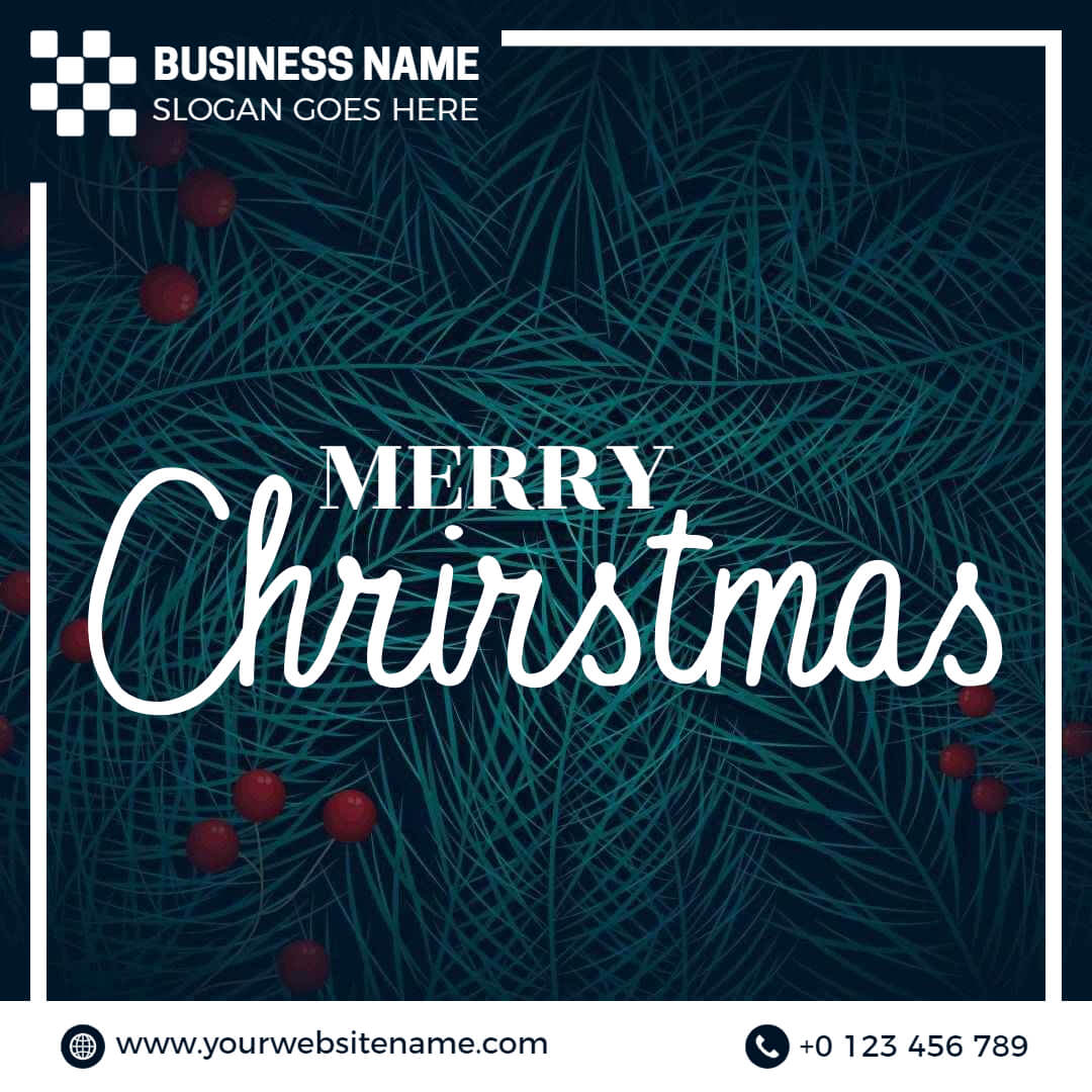 Christmas Greeting Card Background