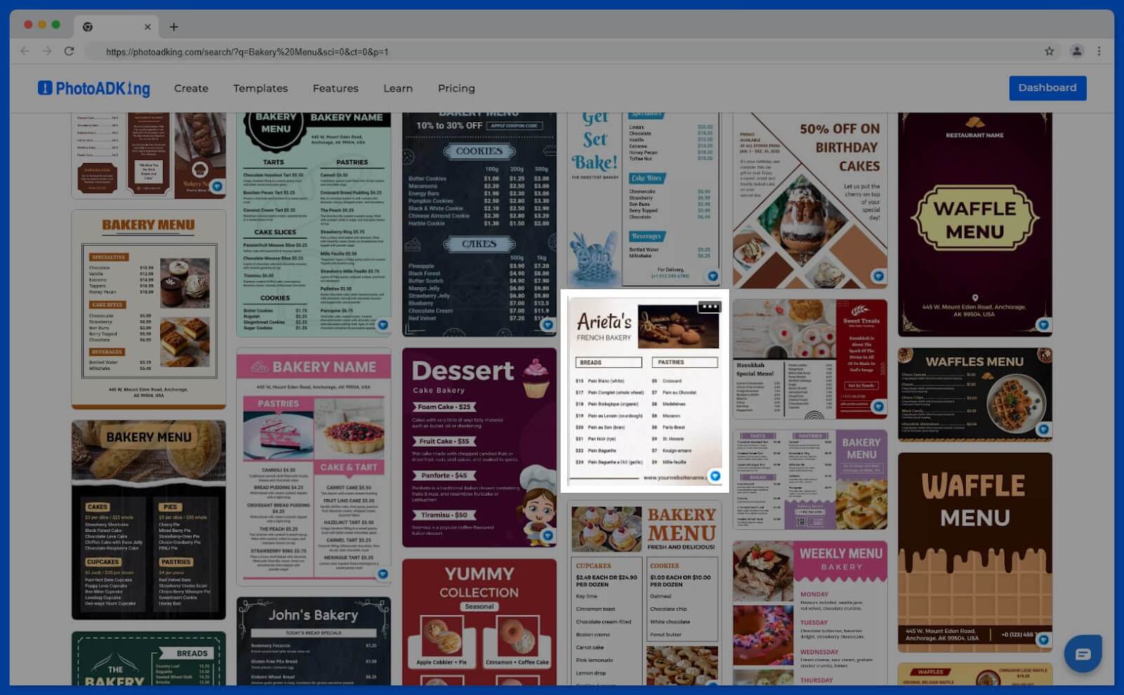 How to Design a Bakery Menu Using Templates