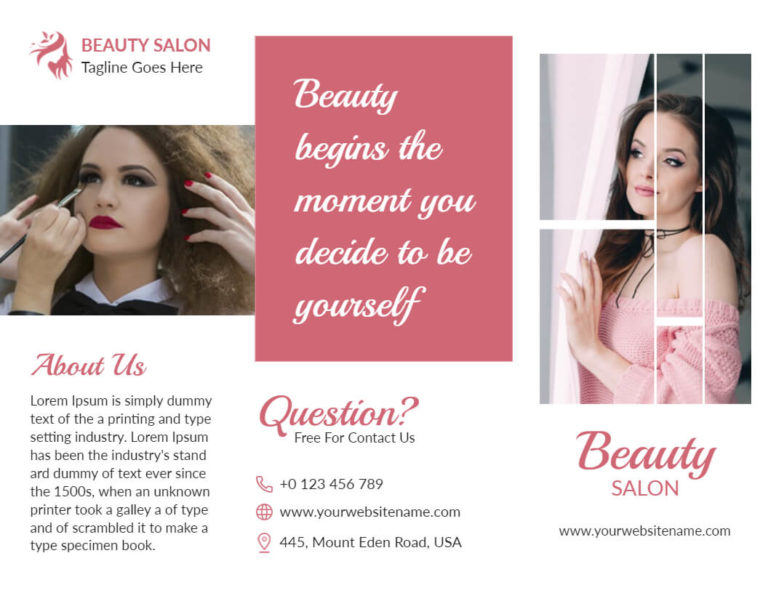 Salon Brochure Examples: Inspiring Design Ideas & Templates