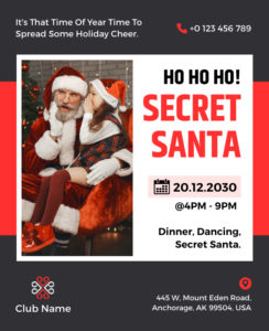 35+ Editable Secret Santa Flyer Ideas and Examples