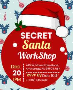 35+ Editable Secret Santa Flyer Ideas and Examples