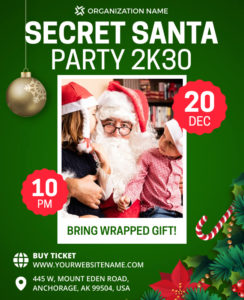 35+ Editable Secret Santa Flyer Ideas and Examples