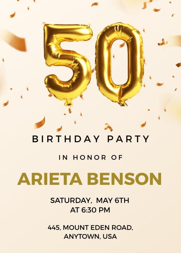 20+ Creative Birthday Invitation Ideas and Examples